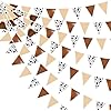 Amazon.com: 32Ft Cow Party Decorations Western Cowboy Triangle Flag ...