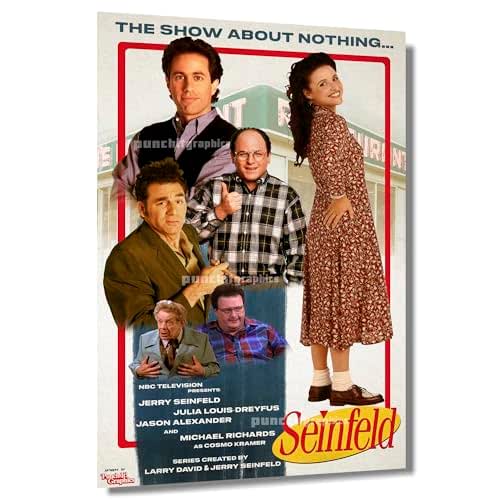 Amazon.com: Seinfeld Artwork Movie Poster Print Original Art Print ...