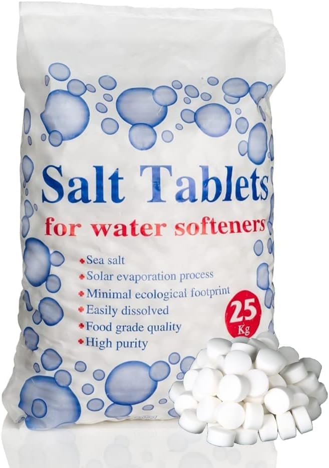 Water Softener Salt Tablets 25KG - Compatible with All Water Softner ...