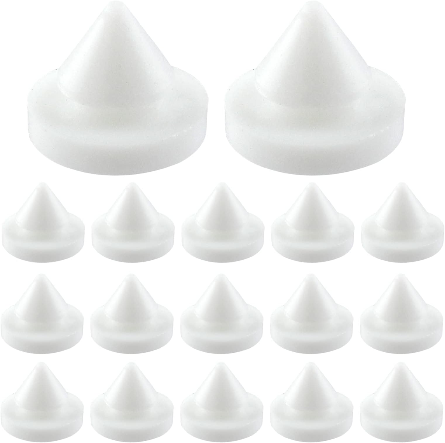 100 Pcs Rubber Door Silencer, Metal Door Anti Collision Silencer Heavy ...