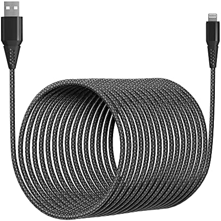 Amazon.com: Cabepow 15 FT Extra Long iPhone Charger Cord,[Apple MFi ...