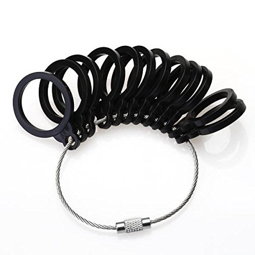 RANDWICK Set of PRO UK British Finger Ring Sizer Sizing 12 Size L - W ...