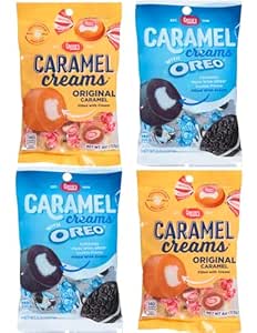 Amazon.com : Goetze's Original Caramel Cream's & Oreo Caramel Creams ...