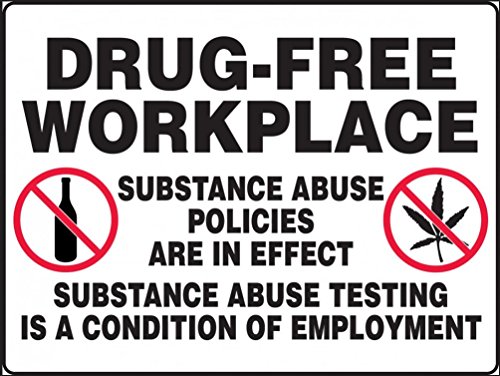 Amazon.com: Drug-Free Workplace Sign : Industrial & Scientific
