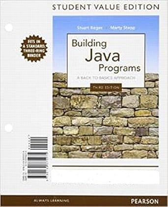 Building Java Programs, Student Value Edition (3rd Edition) 3rd edition ...