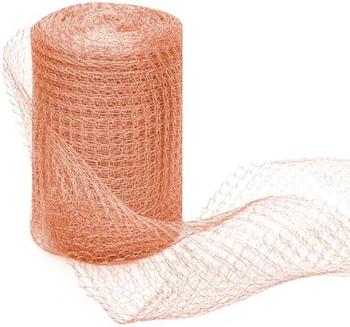 GERAWOO Pure Copper Mesh Rodent Pest Control, 20 Feet Fine Wire Mesh ...