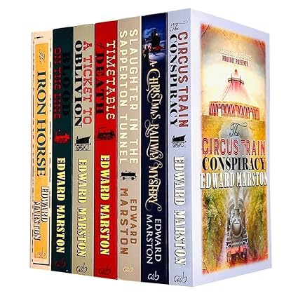 Edward Marston Railway Detective Series 7 Books Collection Set: Edward ...