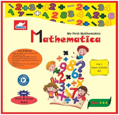 Mathematica 4 in 1 Maths Learning Activity Box with 30 Jigsaw Puzzles ...