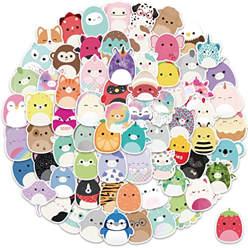 100 PCS Cute Series Animals Sticker Decals for Laptop Vinyl Kawaii ...