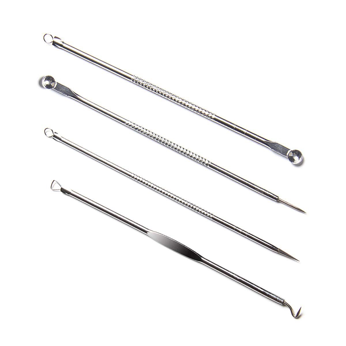 Amazon.com: HaimiLiya Pimple Popper Tool Kit-4 Pcs Acne Needle Tools ...