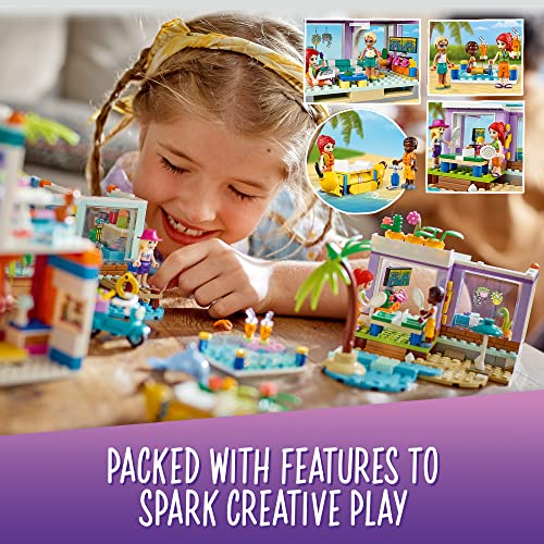 LEGO Friends Vacation Beach House 41709 Building Kit; Gift for Kids ...
