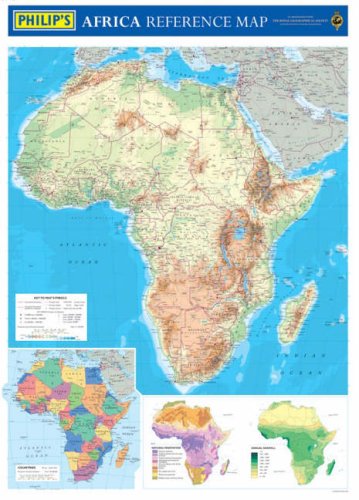 Philip's Africa Reference Map (Physical) (Philip's Wall Maps): Philip's ...
