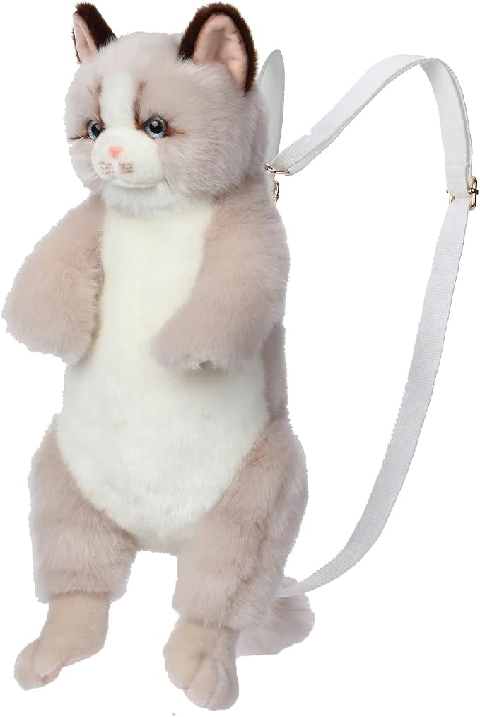 Amazon.com | 20" Cute Plush Animal Cat Backpack Multiple Fashion ...