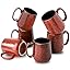 Amazon.com: Hasense Red Coffee Mugs Set of 4, 12 oz Coffee Cups Ceramic ...