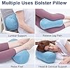Amazon.com: 1 MIDDLE ONE Round Cylinder Bolster Pillow with Removable ...
