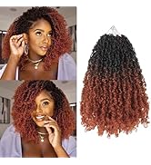 Amazon.com : Haftaluv Yanky Twist Crochet Hair 12 Inch 9 Packs Pre ...