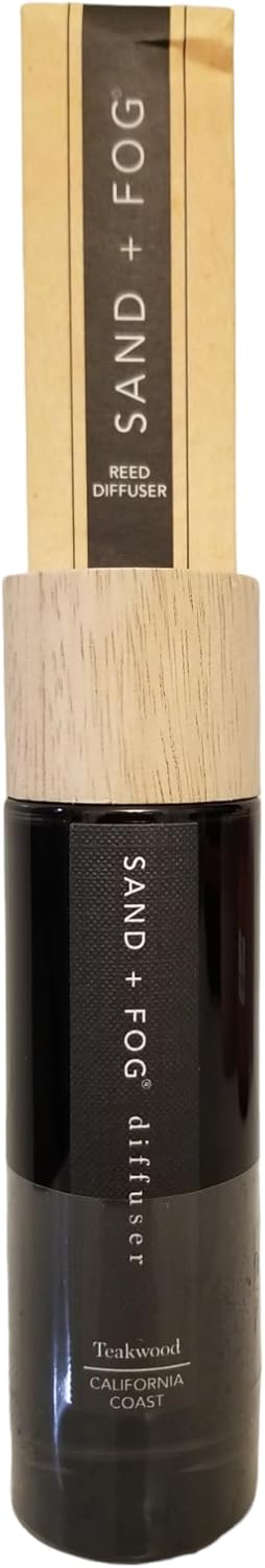 Amazon.com: Sand & Fog - Teakwood - Reed Diffuser - Made with Essential ...