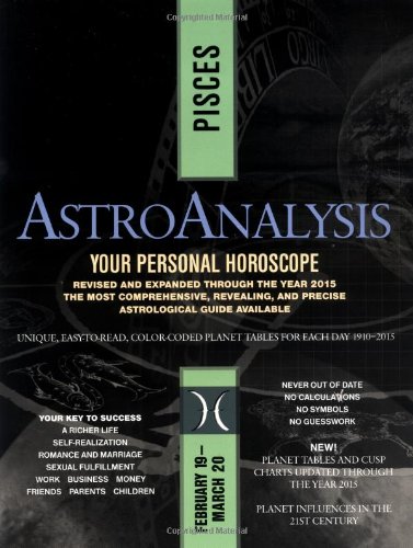 AstroAnalysis: Pisces (AstroAnalysis Horoscopes): Amer. AstroAnalysts ...