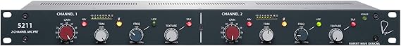 Amazon.com: Rupert Neve Designs 5211 2-channel Microphone Preamp ...