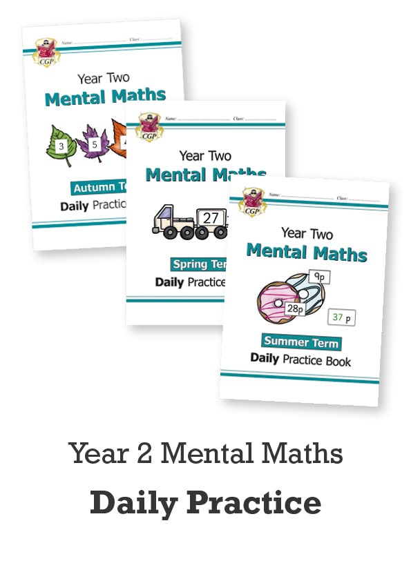 KS1 Mental Maths Daily Practice Book Bundle: Year 2 - Autumn, Spring ...
