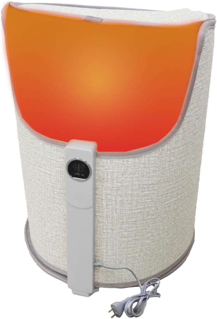 Amazon | WEIMALL パネルヒーター 足元ヒーター 省エネ リモコン付き 速暖 ラウンドパネルヒーター デスクヒーター 足元 暖房 遠赤外線 転倒オフ 5段階温度調節 転倒時自動 ...