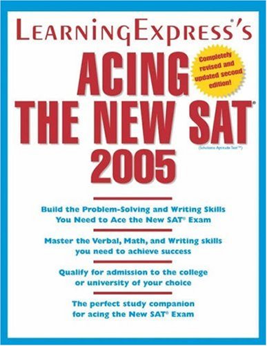 Amazon.com: Acing the New SAT 2005: 9781576854761: Learning Express: Books