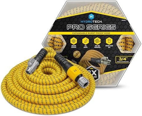 Amazon.com : HydroTech 100FT Pro Series 3/4" Expandable Burst Proof ...