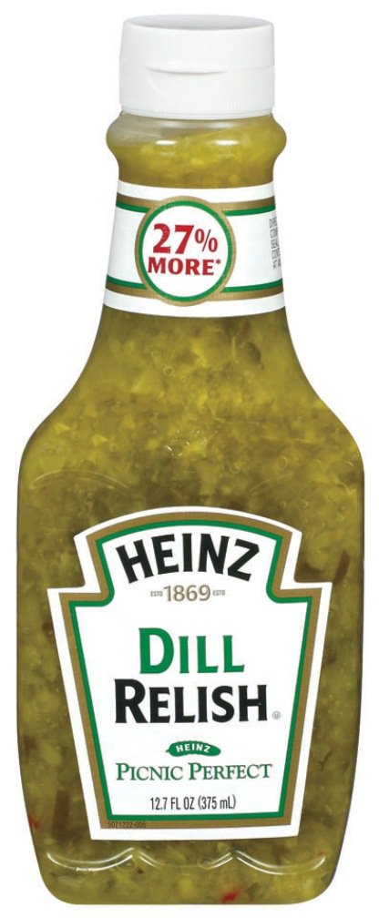 Amazon.com : Heinz Dill Relish (12.7oz Bottles, Pack of 12) : Pickle ...