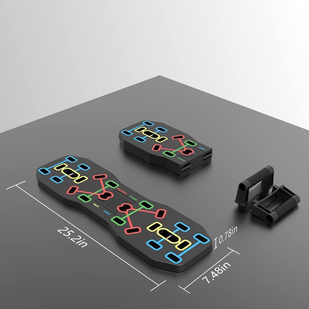 Snapklik.com : Push Up Board, Portable Multi-Function Foldable 10 In 1 ...