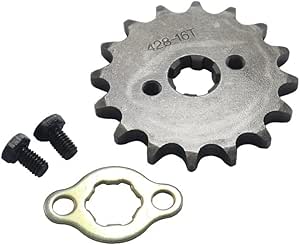 Amazon | 汎用フロントエンジンスプロケット,16t歯,428 id,17mm /20mm,オートバイ,ダートバイク,atv,クワッド,バギー用-428 16T 17mm ...