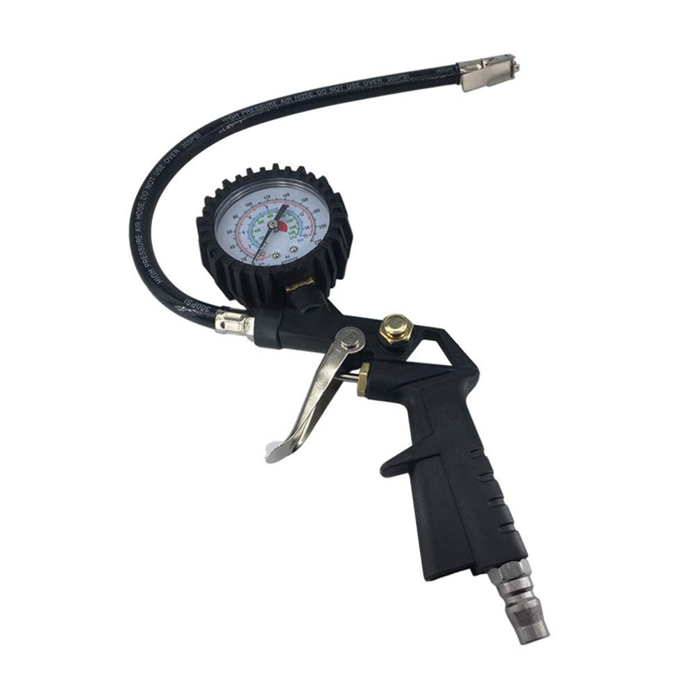 Vosarea Car Tire Inflator Tire Pressure Gauge Heavy Duty Tire Inflator ...