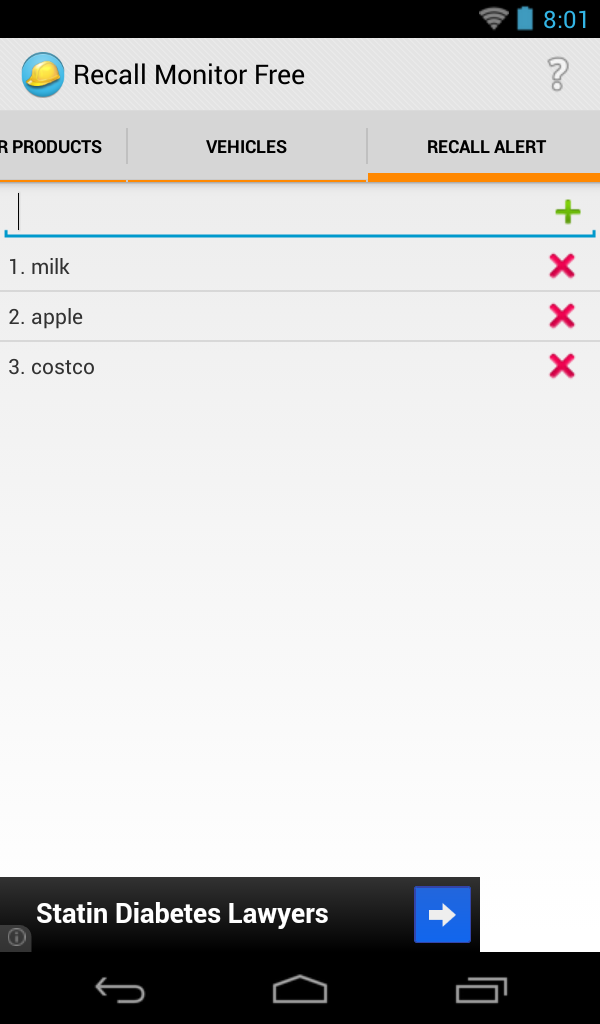 Recall Monitor Free - App on Amazon Appstore