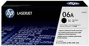 Amazon.com: New Genuine HP C3906A / HP 06A/ Black Laser Toner, HP LJ 5L ...