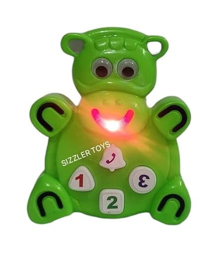 Buy SIZZLER TOYS Kids Musical and Light Phone Toy Cow Shape 4 Different ...
