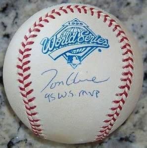 SALE! Tom Glavine "95 WS MVP" Signed Autographed Baseball Ball COA ...