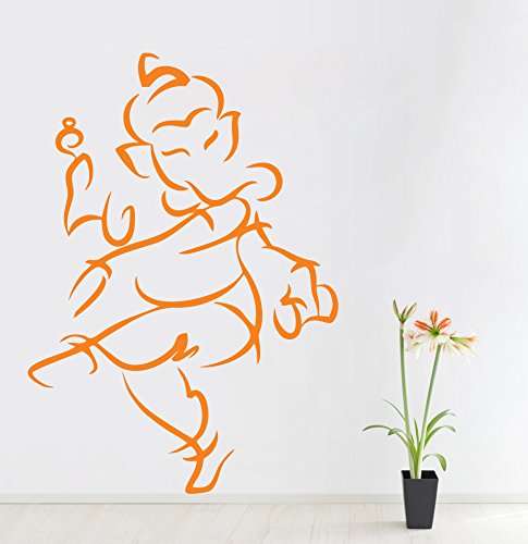 Sticker Hub Home Decor 'Ganesha' Wall Sticker (PVC Vinyl, Multicolour ...