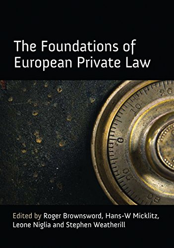The Foundations of European Private Law (English Edition) eBook ...