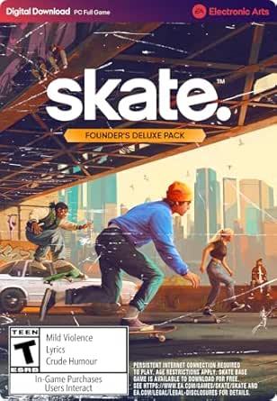 Amazon.com: skate. - Founder's Deluxe Pack - PC EA App [Online Game Code] : Video Games
