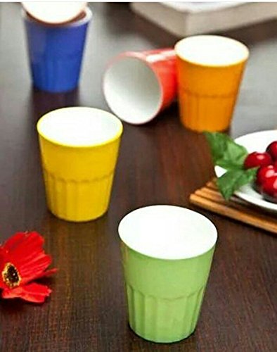 Tableware Cutting Chai Glass, Multi-Color Ceramic Glasses Tea & Coffee ...
