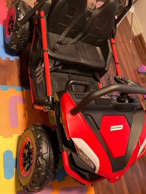 $32/mo - Finance ELEMARA 2 Seater XL Ride on Car for Kids,12V Powered ...
