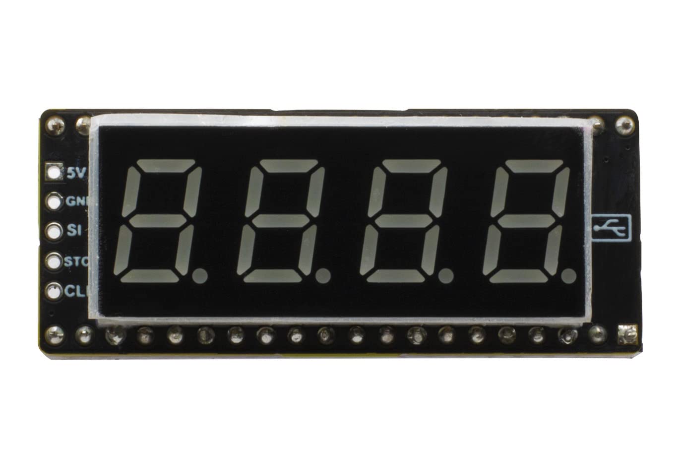 XICOOLEE PICO-8SEG-4B-LED, Red Digital Tube Display Module,74HC595 ...