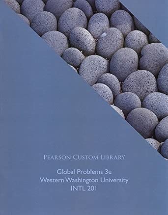 Global Problems 3rd: Western Washington University: 9781269839594 ...
