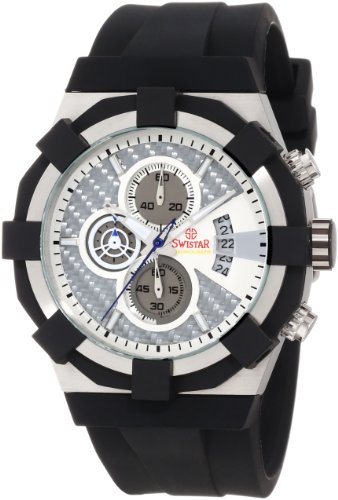 Swistar Men's 3284-5M Swiss Quartz Stainless Steel Dress Watch : Amazon ...