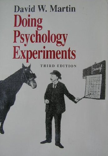 Amazon.com: Doing Psychology Experiments: 9780534144906: Martin, David ...