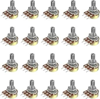 Amazon.co.jp: DIYables ポテンショメーター Arduino ESP32 ESP8266 Raspberry Pi用 20個 : Computers