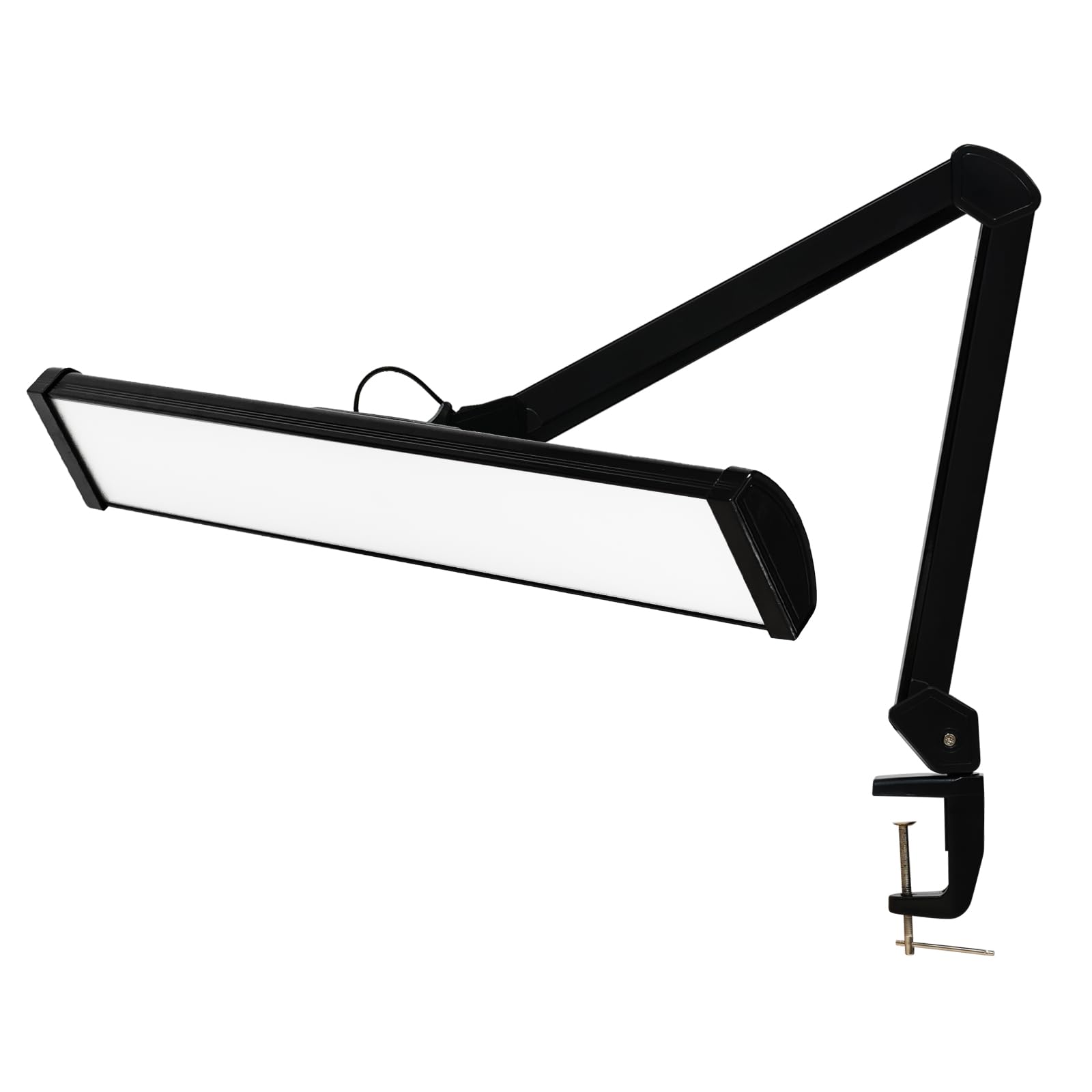 bemelux LED Architect Desk Lamp with Clamp, Metal Swing Arm 4500 Lumens ...