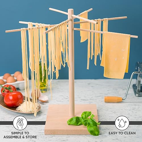 Snapklik.com : Bellemain Collapsible Large Pasta Drying Rack - Foldable ...
