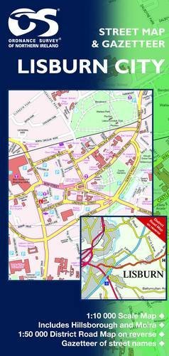 Lisburn Street Map | Enlarged City Centre Map | Ordnance Survey ...