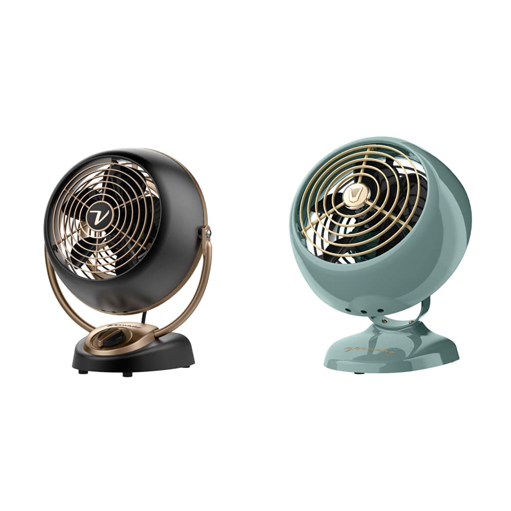 Amazon.com: Vornado VFAN Petite Alchemy Vintage Fan, Gunmetal (CR1-0279 ...