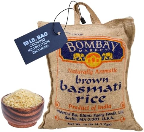 Amazon.com : Bombay Market Brown Basmati Rice - Aromatic & Nutty Flavor ...